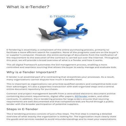 What is e-Tender.pdf