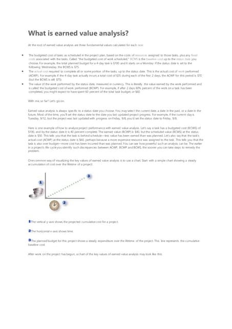 EARNED VALUE MANAGEMENT IN CONSTRUCTION PROJECTS | PPTX