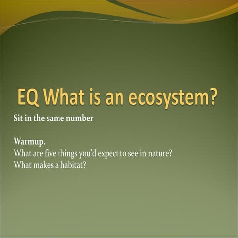 COT Grade 7 Biotic and Abiotic Components of Ecosystem | PPTX
