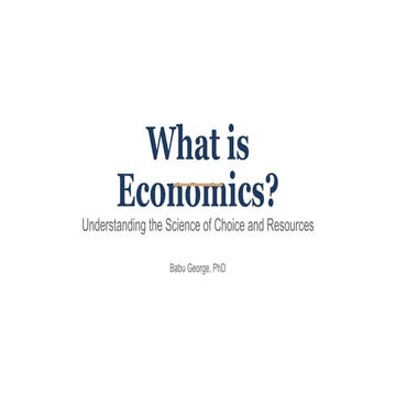 An Introduction to Economics: Understanding the Science of Choice and ...