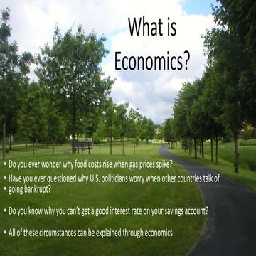 What is Economics? | PPT