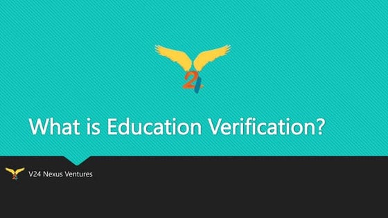 Background verification process in MNCs: Analyzing the finer details | PPT