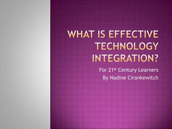 Lisa's Technology presentation | PPT