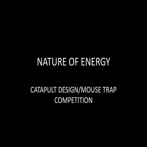 What is energy (catapult intro) (Complete) | PDF