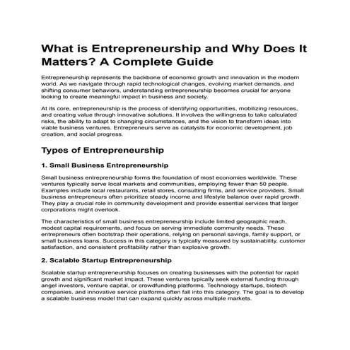 What is Entrepreneurship and Why Does It Matters_ A Complete Guide.pdf