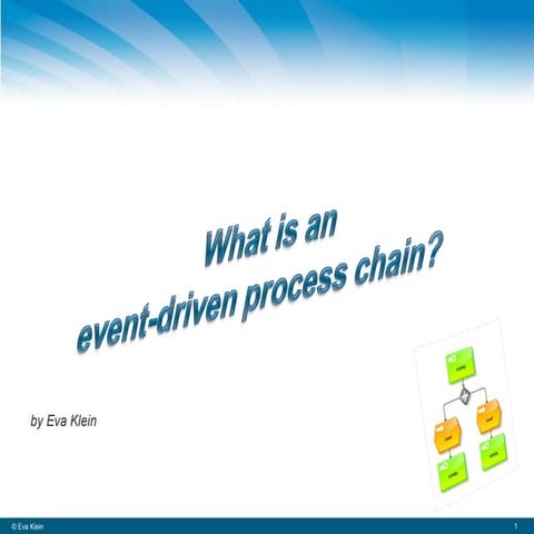 What is an event-driven process chain? | PPT