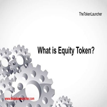 What is equity token | PPTX