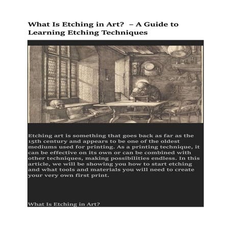 What Is Etching in Art.docx