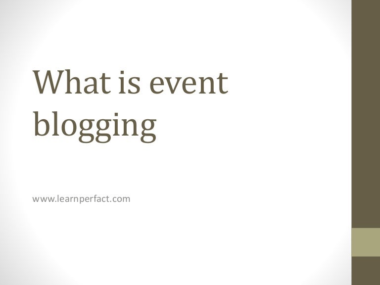 what-is-event-blogging