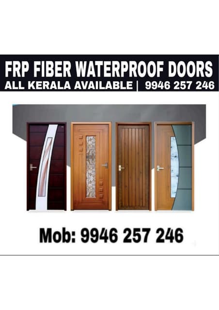 Best Fiber Doors for Bathroom In Kerala | Modern Bathroom Door Designs ...