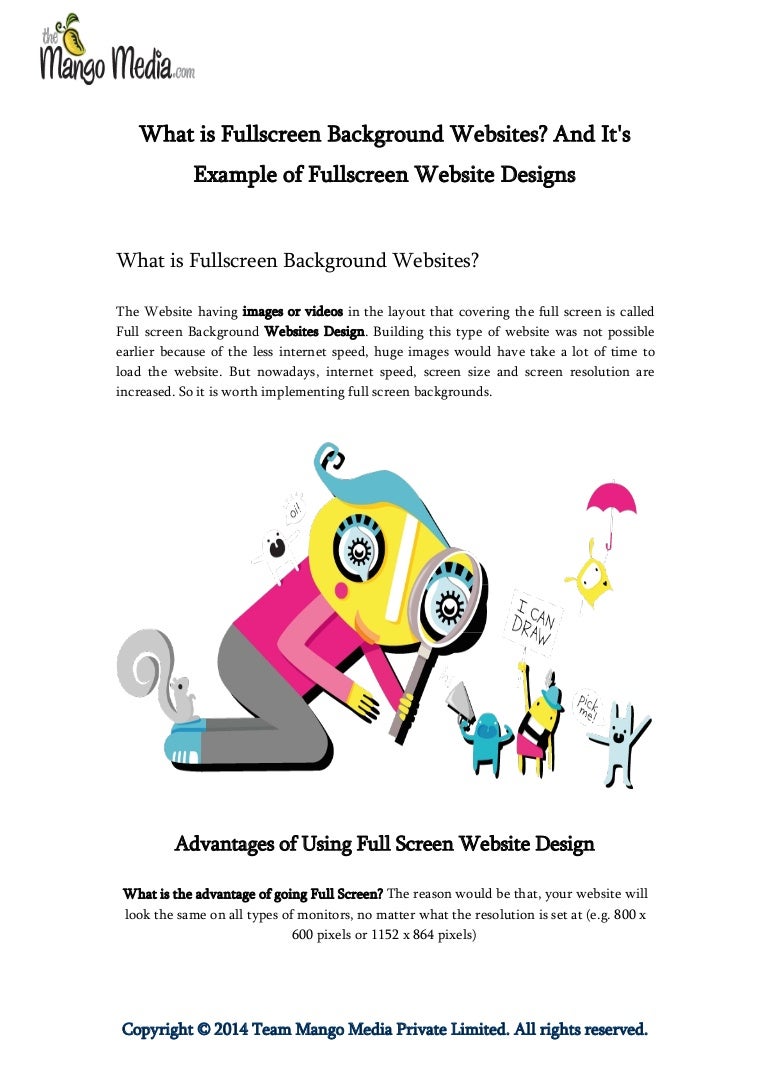 What is Fullscreen Background Websites? And It's Example of Fullscree…