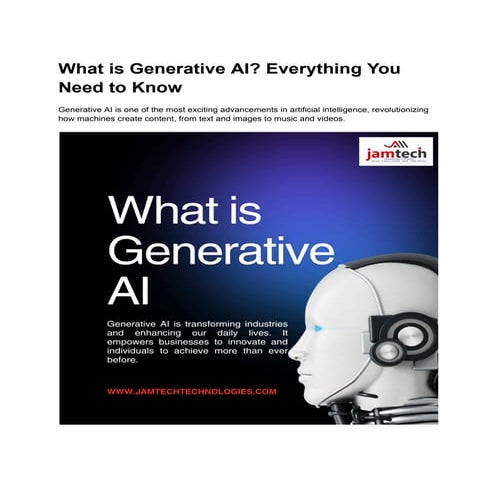 What is Generative AI Everything You Need to Know.pdf