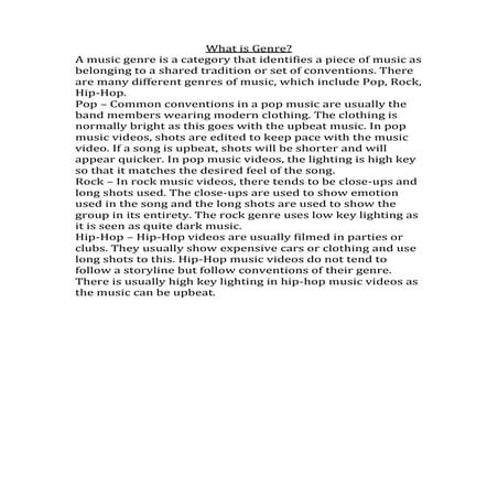 What is genre | DOCX