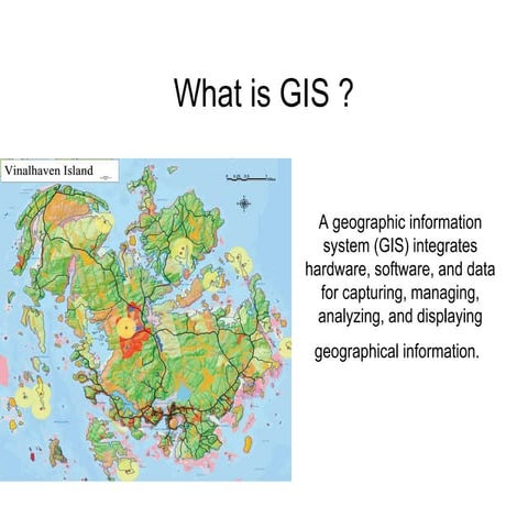 GEOGRAPHICAL INFORMATION SYSTEM (GIS) | PPTX