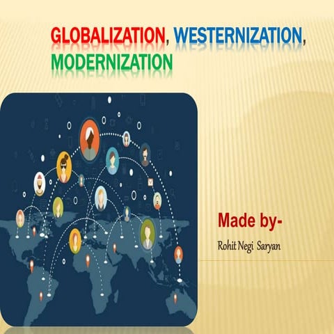 What is Globalization,Modernization and Westernization ? | PPTX