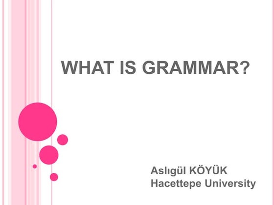 English Grammar | PPT