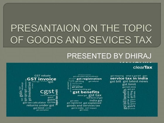 Gst registration | PPT