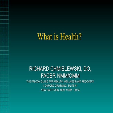 What is health? | PPT