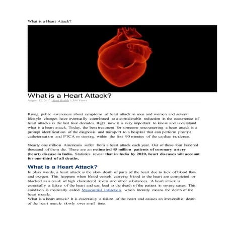 Heart attack | PPTX