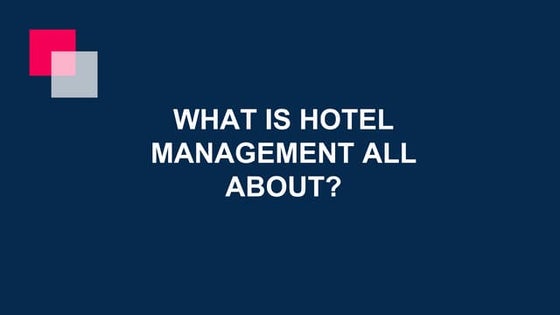 Hotel Management Courses After 12th.pptx | Hospitality Industry | Industries
