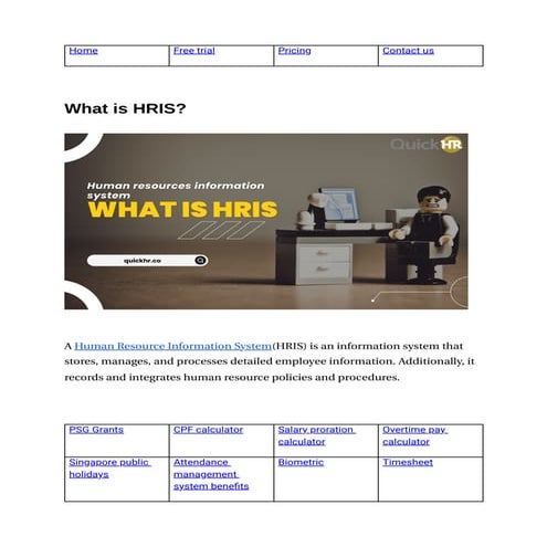 What is HRIS? | PDF