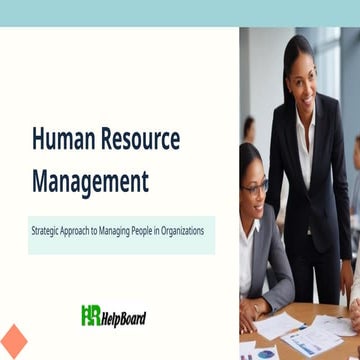What is Human Resource Management, HRM Definition | PPT