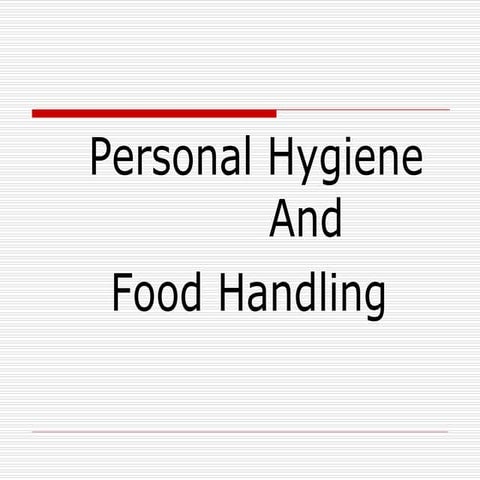 Safe food handlers | PPT