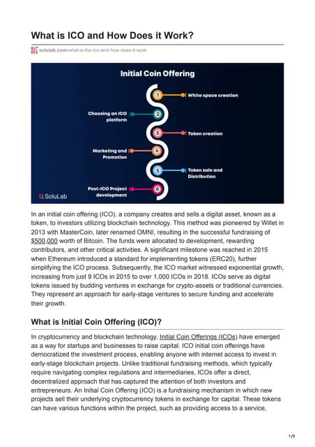 What is an ICO on blockchain and how can it change the world | PPTX