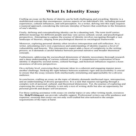 What Is Identity Essay.pdf