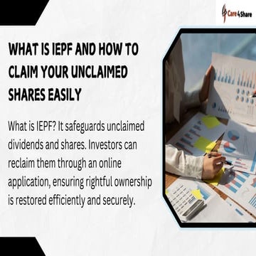 What is IEPF and How to Claim Your Unclaimed Shares Easily | PDF