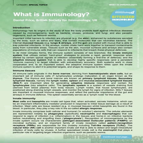 Immune system and immunity | PPT