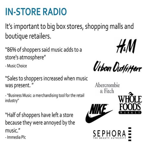 What is in store radio | PDF