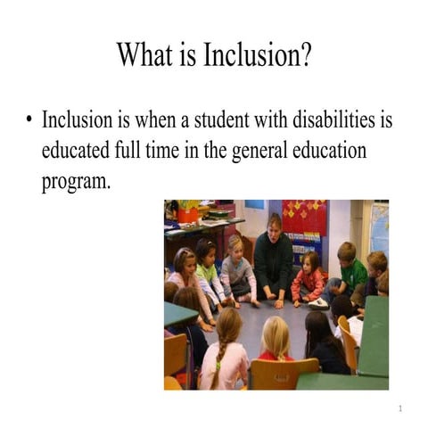 What is inclusion | PPT