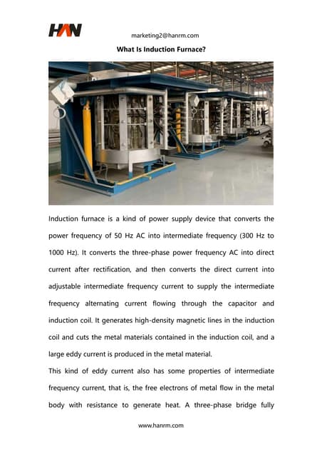 Induction furnace | PPTX