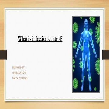 What is infection control...........pptx
