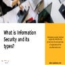 What is Information Security and its types.pdf