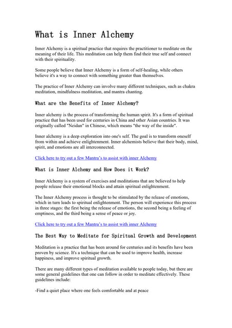 Sahaja Yoga Introduction | PPT