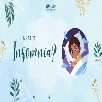 What is Insomnia - Insomnia Symptoms, Types of Insomnia, Primary ...