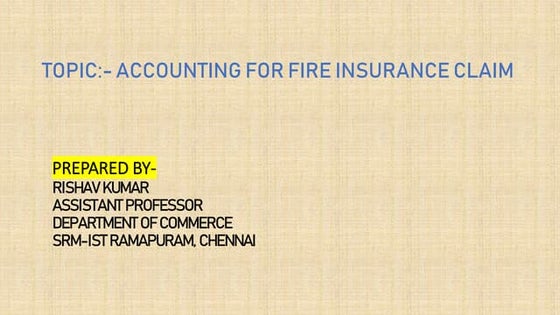 Fire insurance ppt | PPTX | Motor Insurance | Insurance