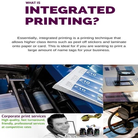 What is integrated printing? | PDF | Technology & Computing