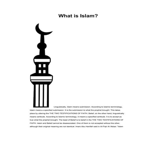What is Islam? | PDF