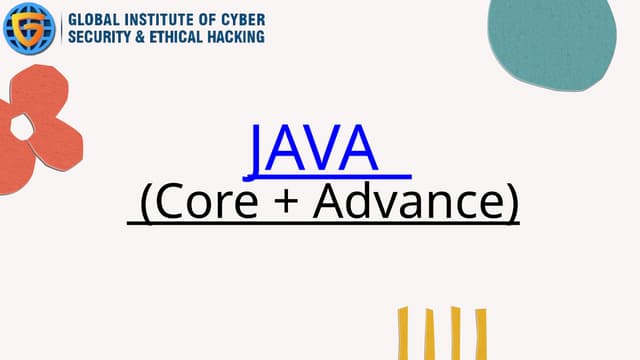 Looking Java Programming Course In Delhi Ppt 3244