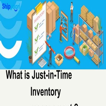 What is Just-in-Time Inventory management .pptx