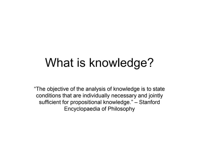 Sources of knowledge | PPTX