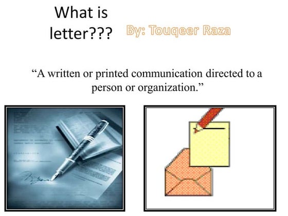 Letter and its types (letter writing) | PPTX
