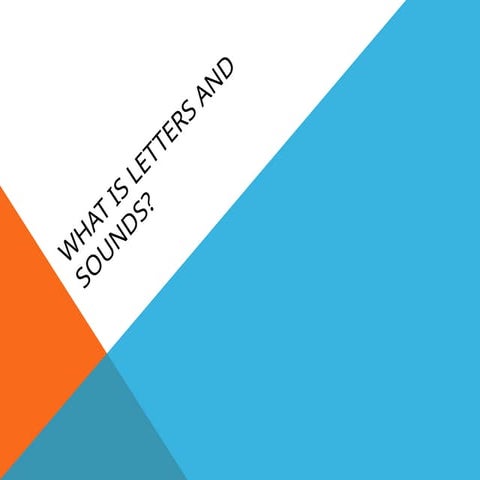 Letters And Sounds Powerpoint[1] For Parents | PPT