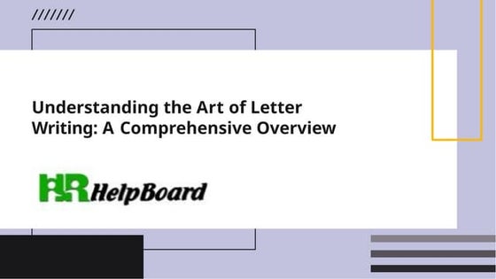 Letter Writing Tips , Letter writing tips | PPT
