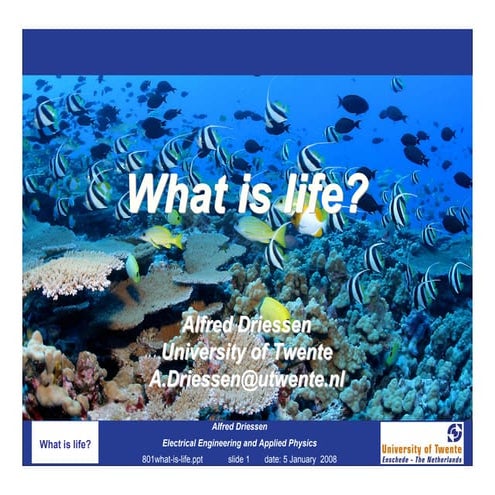 What is life | PDF