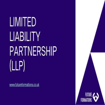 What is limited liability partnership | PPT