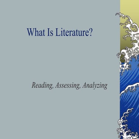 What is Literature.ppt